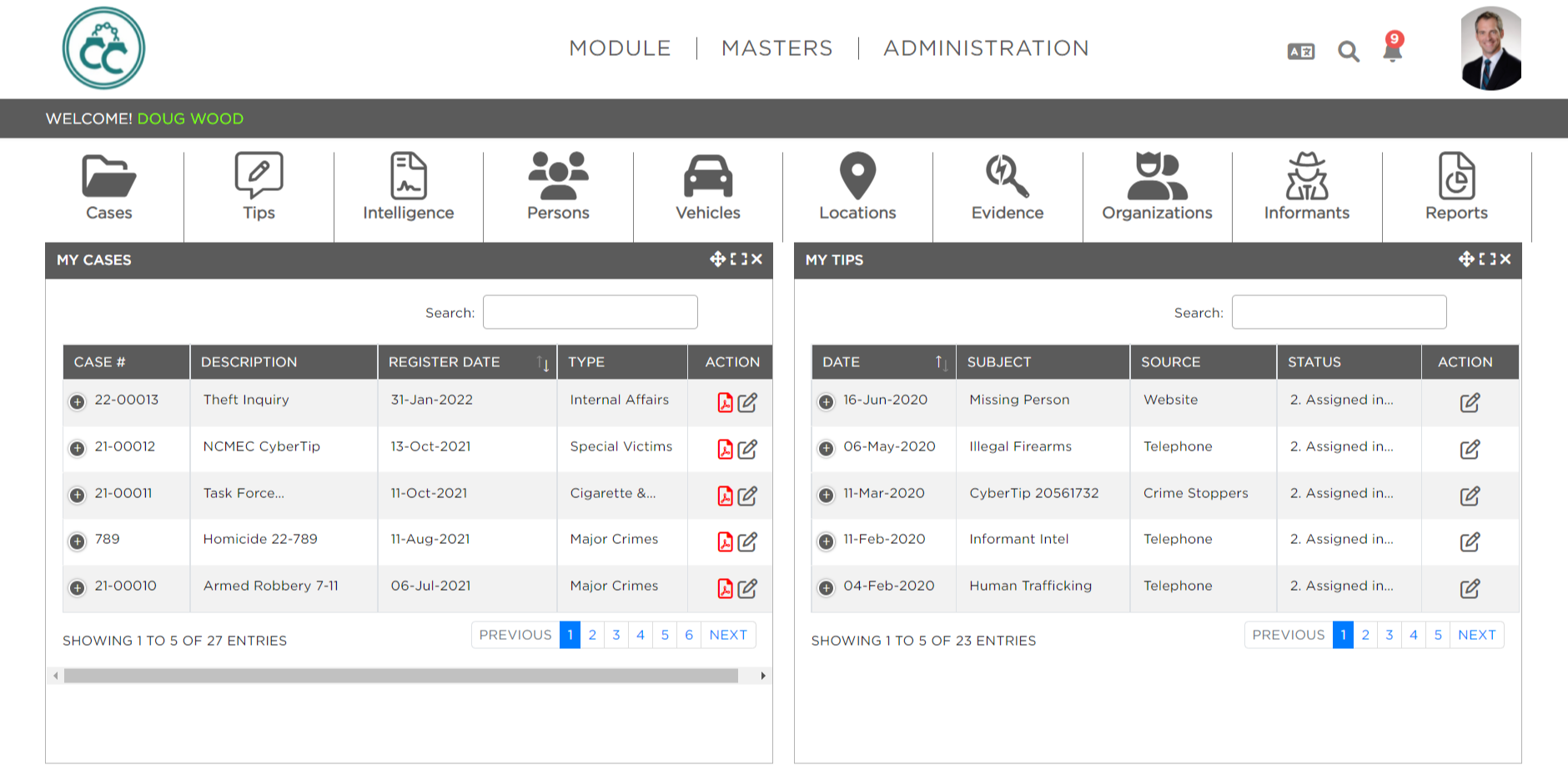 Case Closed Software™ Investigation Case Management System